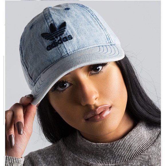 adidas | Accessories | Nwt Adidas Originals Firebird Denim Cap Hat ...